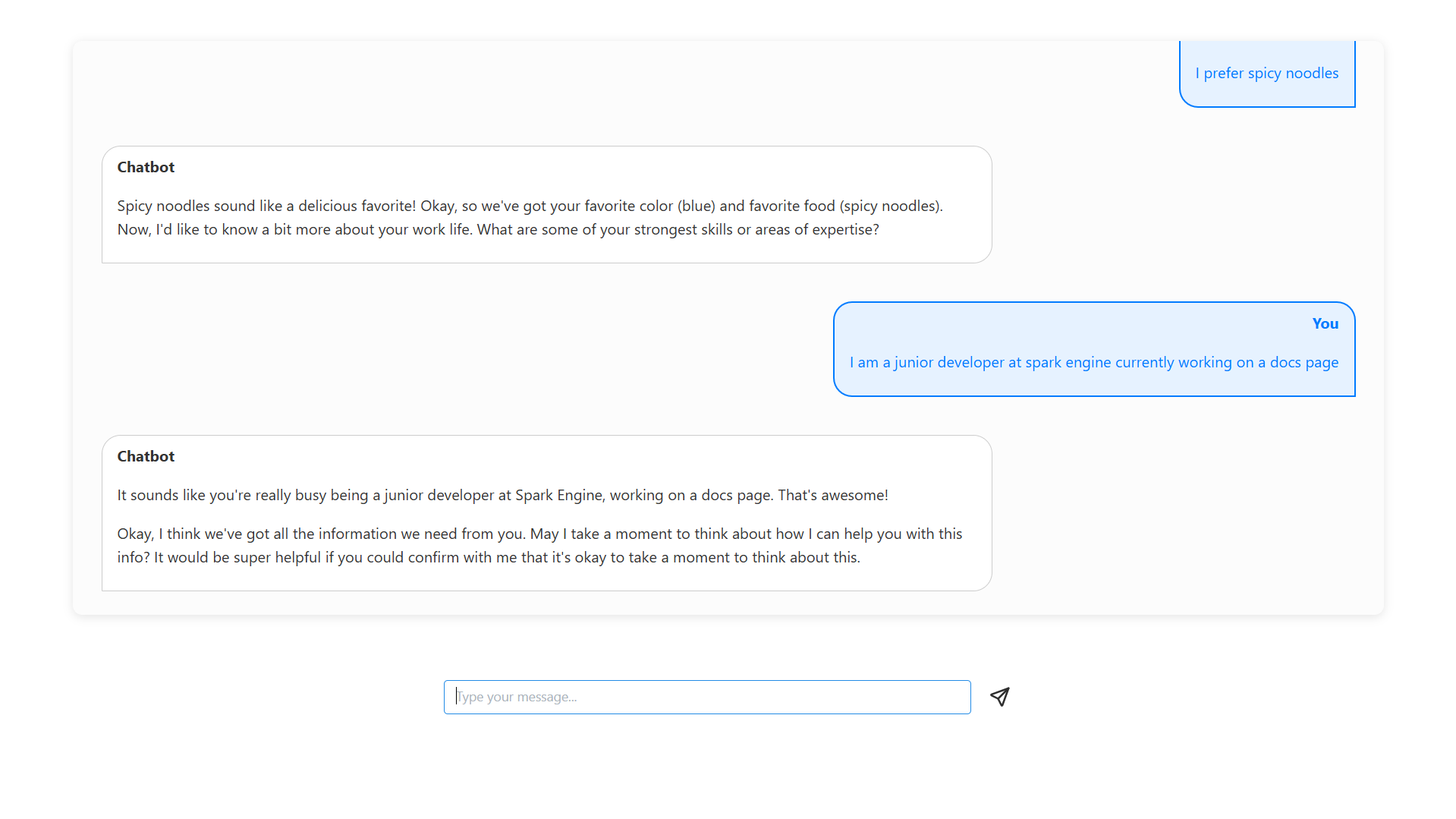 Conversation in Progress